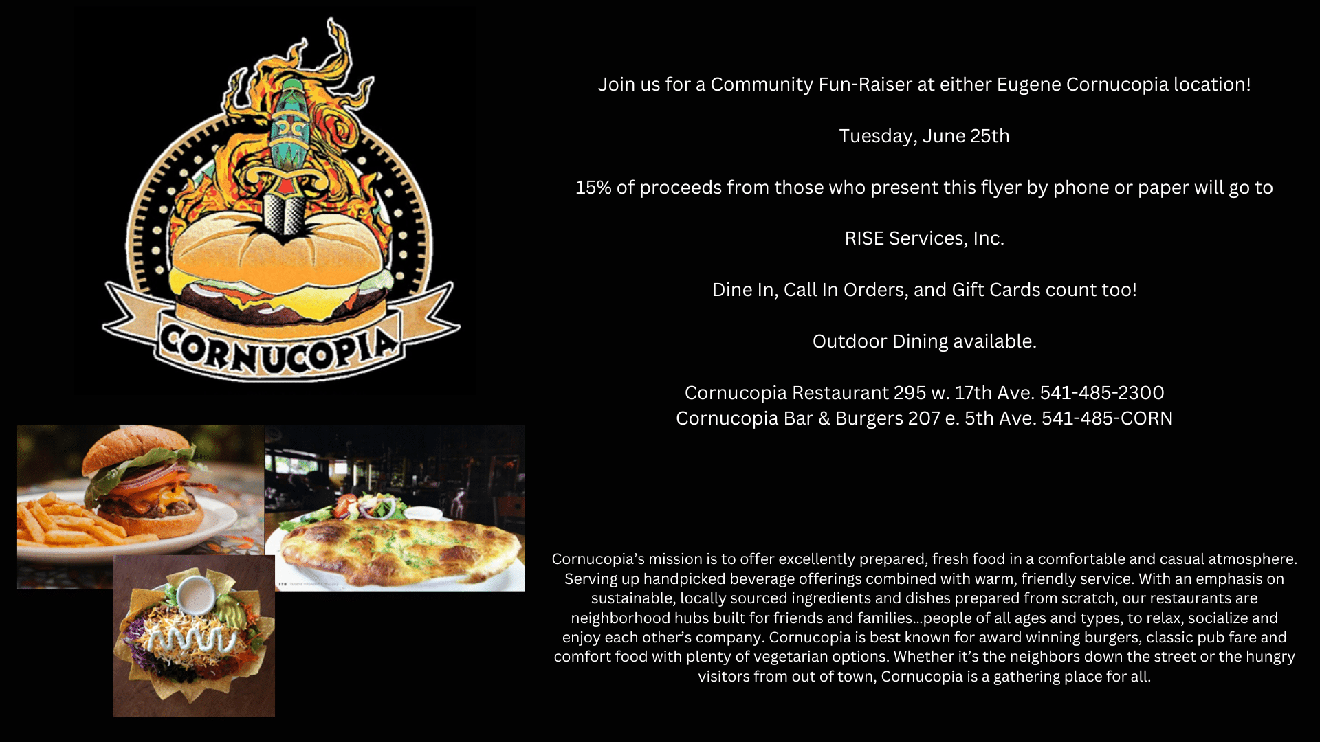 Cornucopia Fun-Raiser | RISE Services, Inc. Oregon